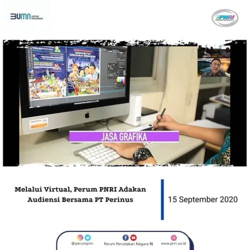 Melalui Virtual Perum PNRI Adakan Audiensi Bersama PERINUS